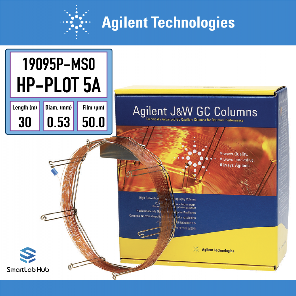 Agilent HP-PLOT 5A Molesieve 30m, 0.53mm, 50.00μm