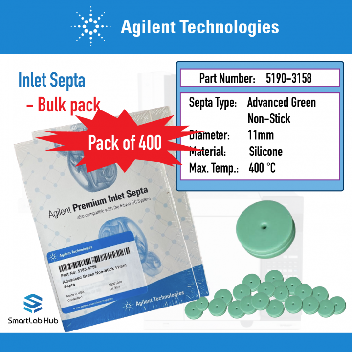 Agilent,Inlet septa,bleed and temperature optimized,BTO,non-stick,11 mm ...