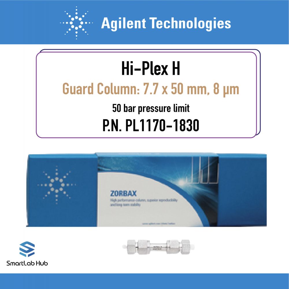 Agilent Hi-Plex H Guard column, 7.7x50mm, 8µm