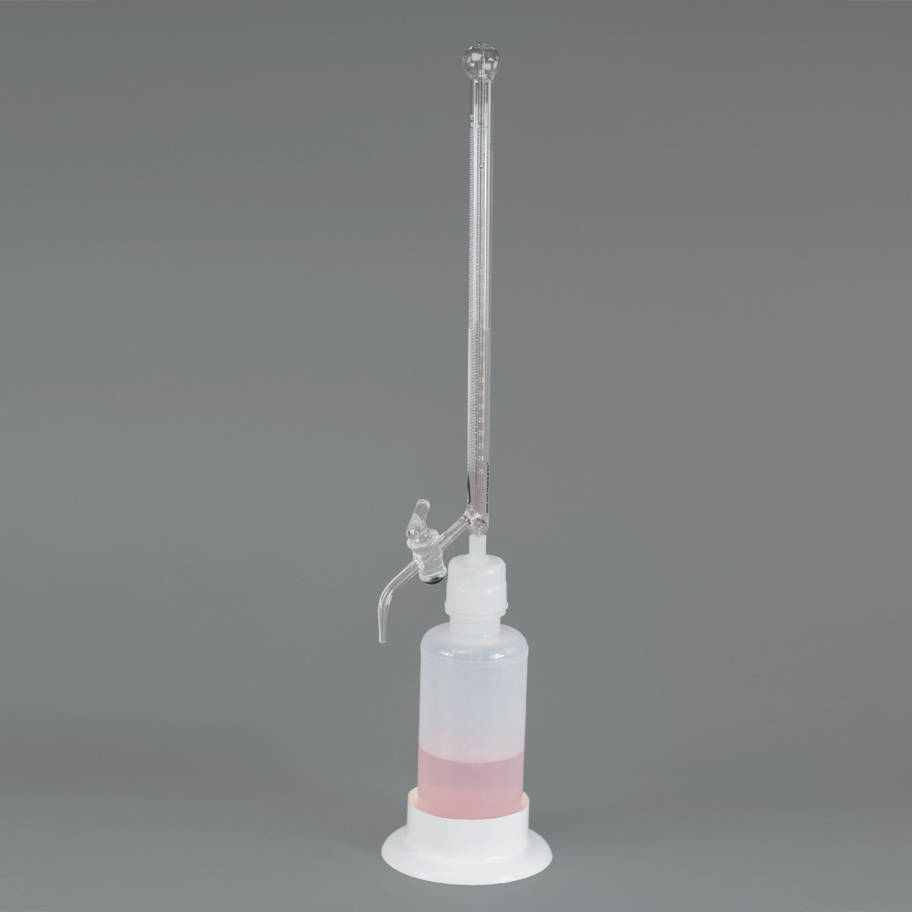 Bel-Art Borosilicate Glass 25ml Automatic Self Zeroing Burette; 500ml ...