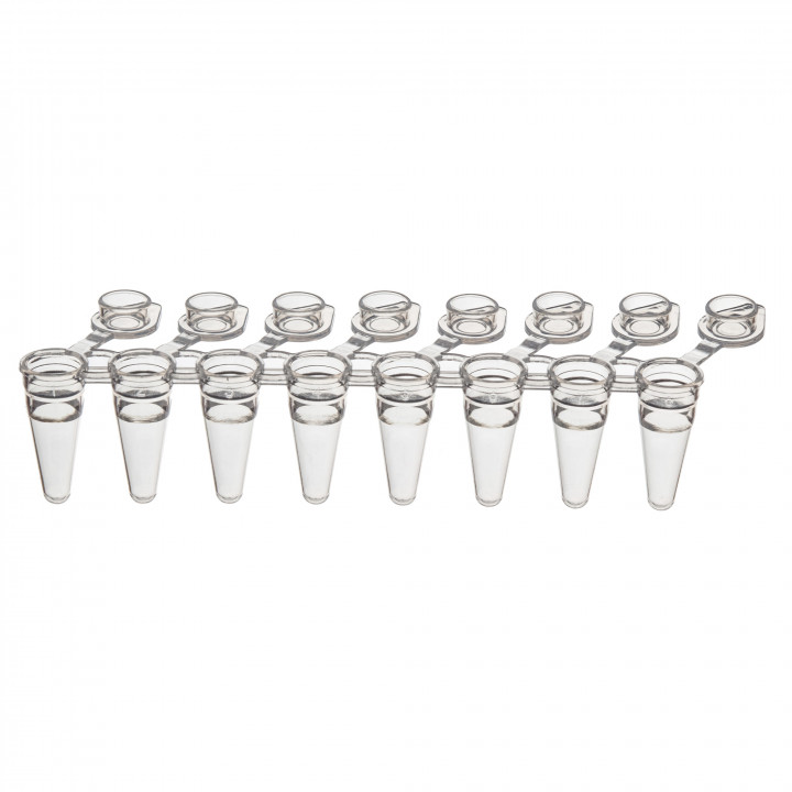 Labcon PurePlus® 0.2 mL PCR Tubes with Attached Flat Caps, in Bags