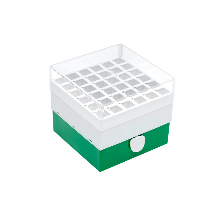Labcon 36 Place Storage Box for 15 mL Centrifuge Tubes, Autoclavable