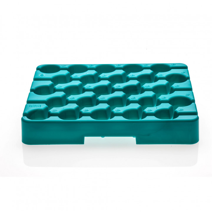 Labcon Reusable Racks for 50 mL Centrifuge Tubes, Green